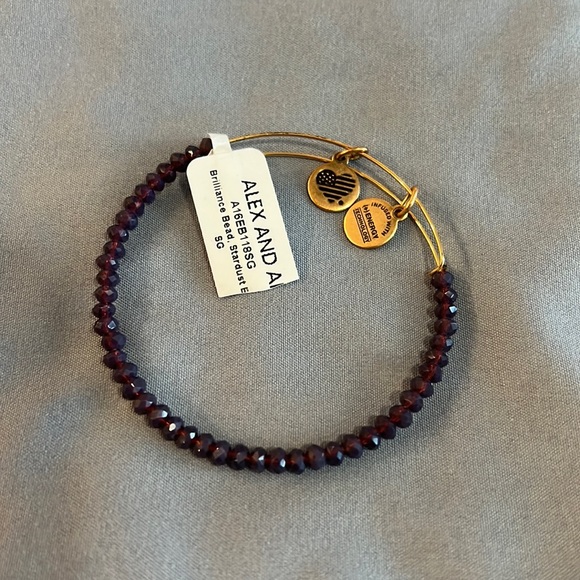 Alex and Ani | Jewelry | Alex And Ani Brilliance Bead Purple | Poshmark